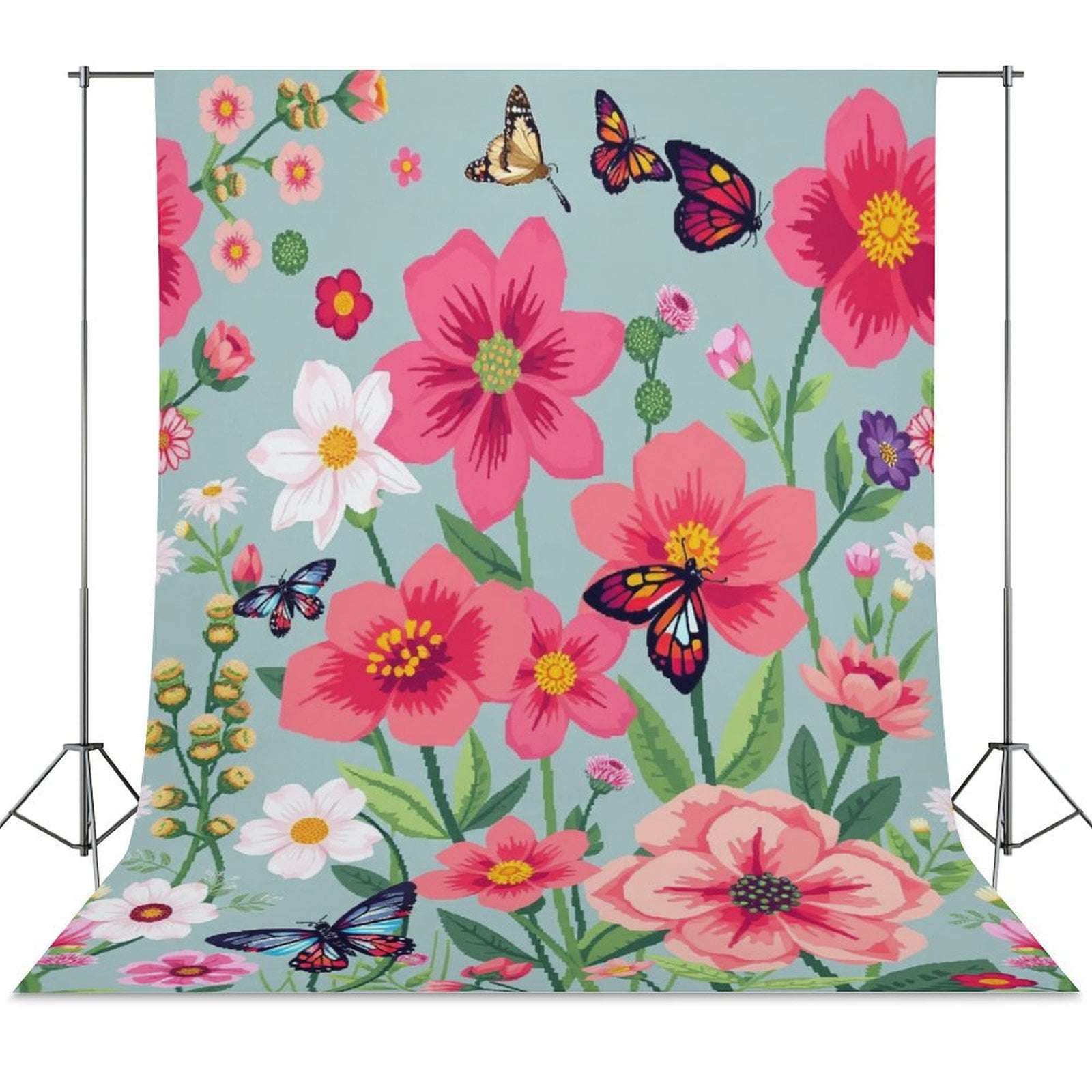 Backdrop Background for Vintage Flowers Photography Photo Booth ...