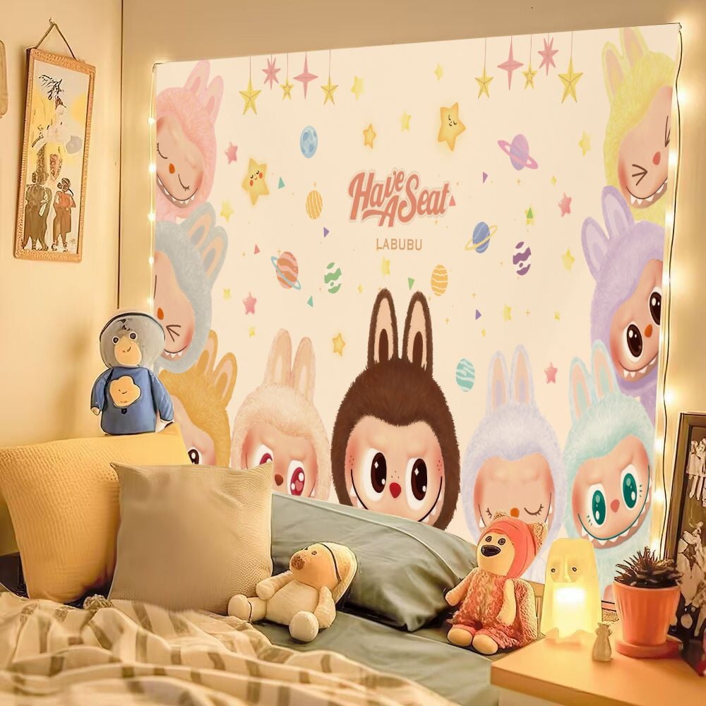 Backdrop Banner Birthday Backdrop Cartoon Happy Birthday Backdrop Party ...