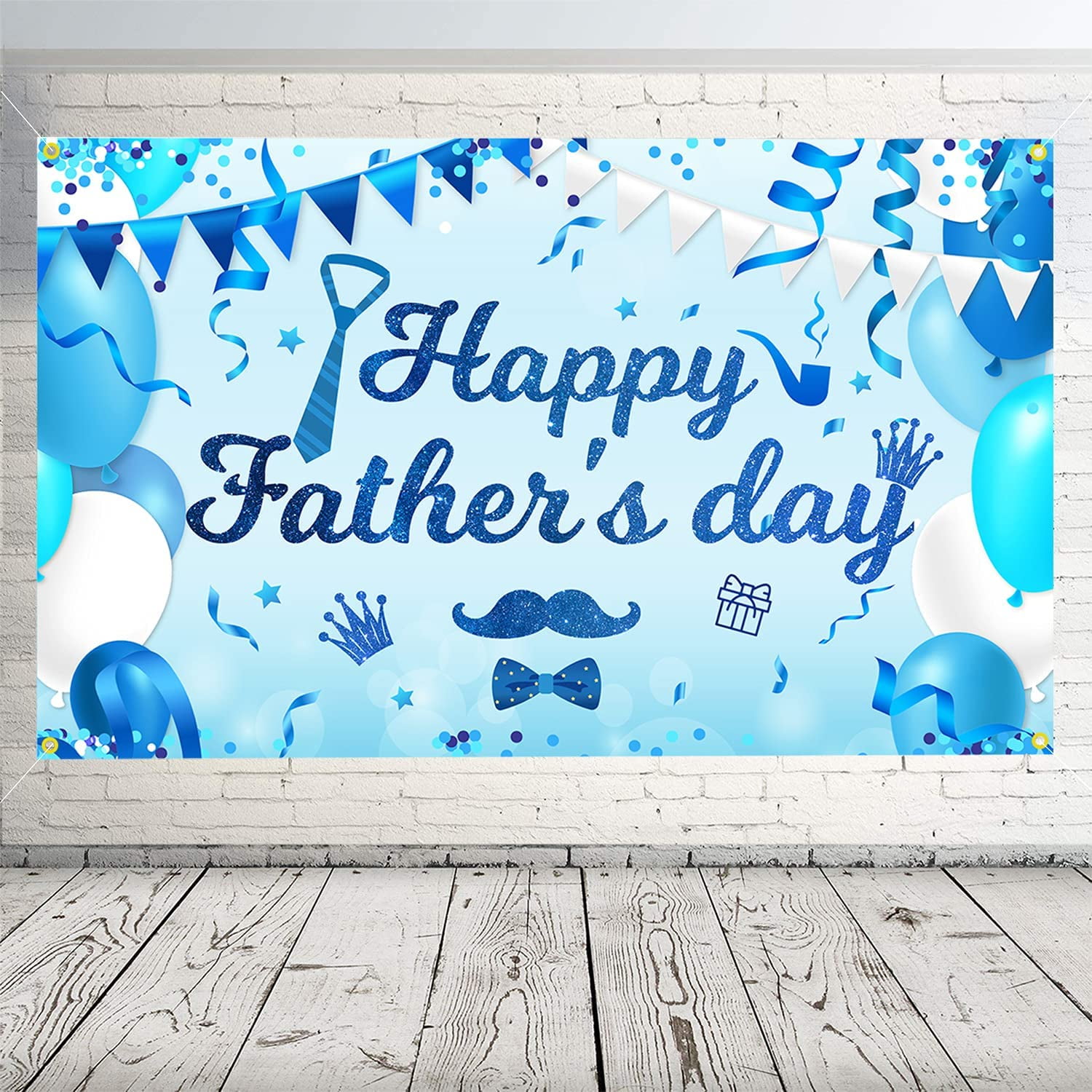 Backdrop Banner for Happy Fathers Day 71 x 47 Inch Large Size Banner ...