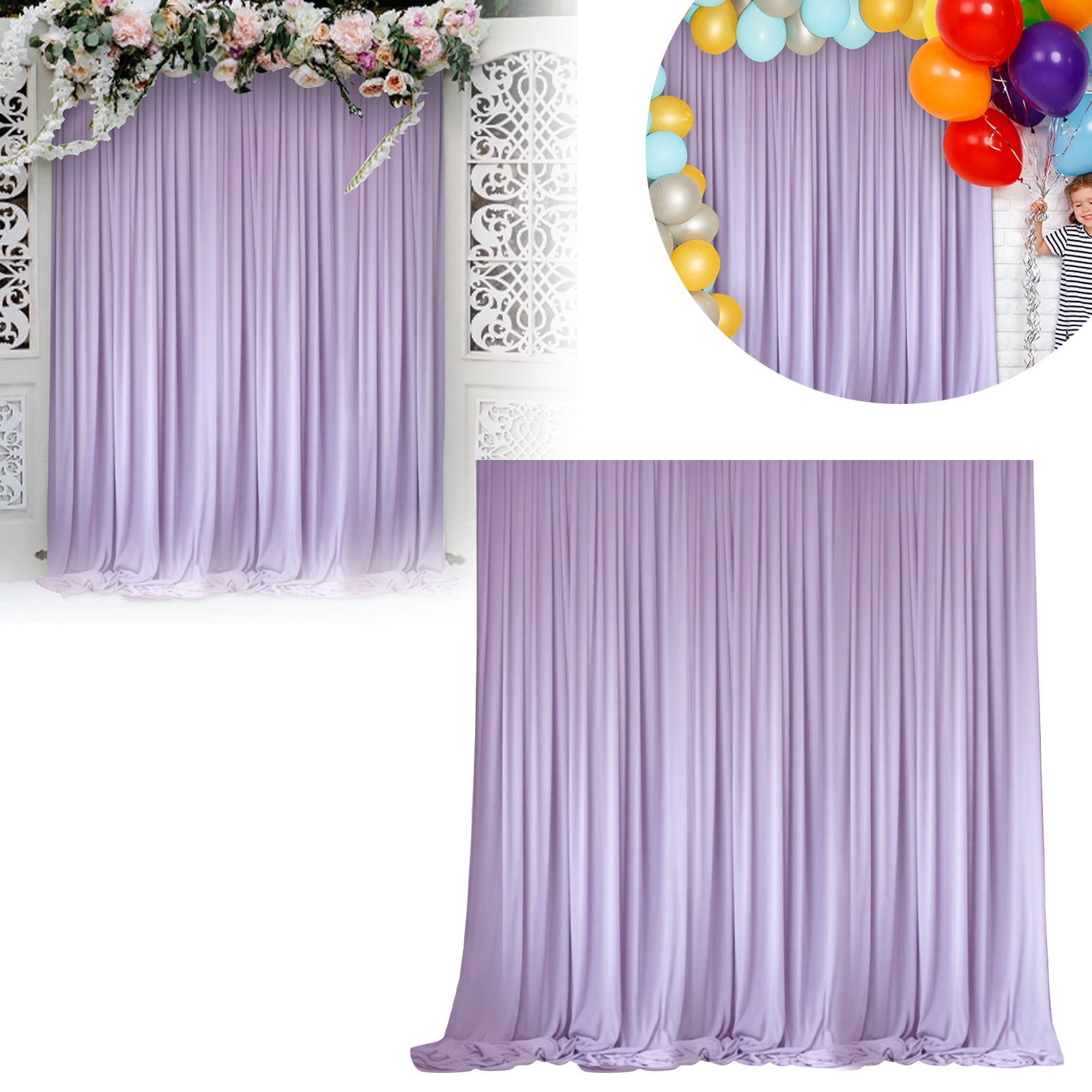 Backdrop Curtain for Parties Sheer Tulle Backdrop Drapes for Wedding ...