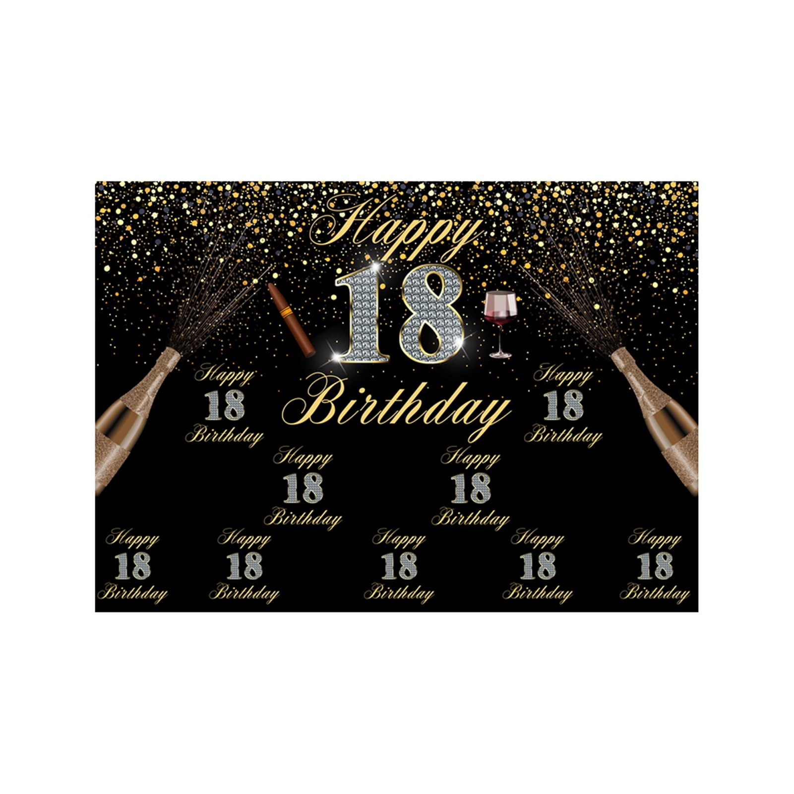 Backdrop Exquisite Reusable Fabric Rectangle Birthday Background Cover ...