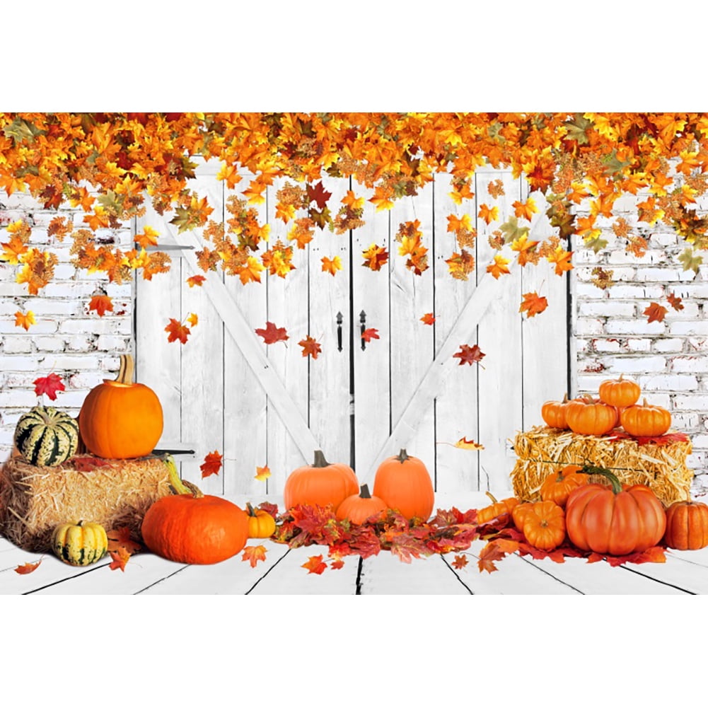 Backdrop Photo Event Harvest Farm Background Party Friendsgiving Leaves ...
