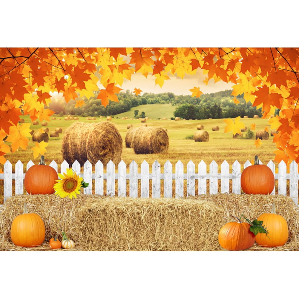 Backdrop Photo Event Harvest Farm Background Party Friendsgiving Leaves ...