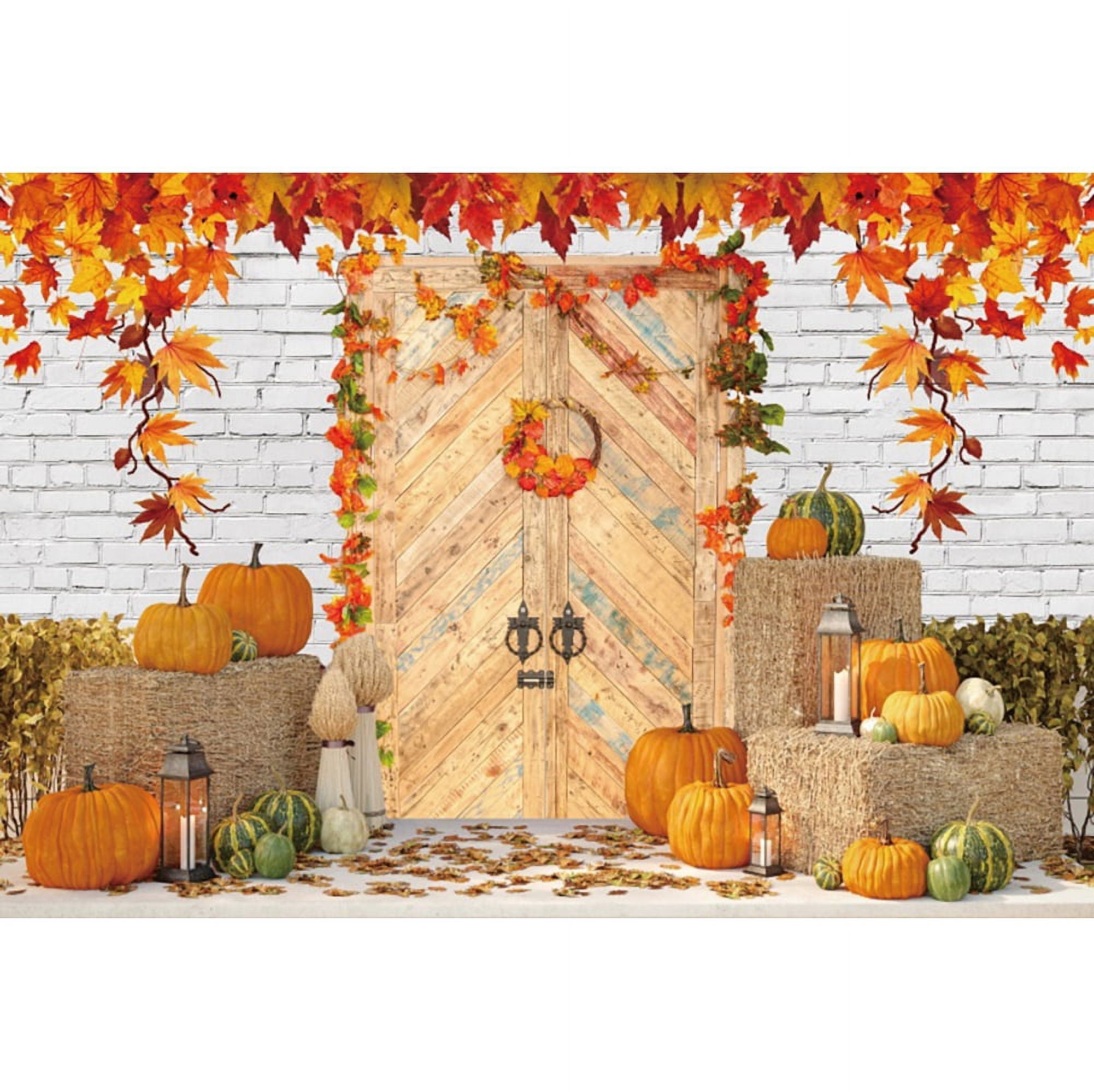 Backdrop Photo Event Harvest Farm Background Party Friendsgiving Leaves ...