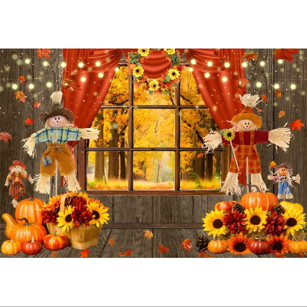 Backdrop Photo Event Harvest Farm Background Party Friendsgiving Leaves ...