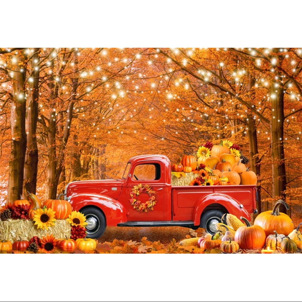 Backdrop Photo Event Harvest Farm Background Party Friendsgiving Leaves ...