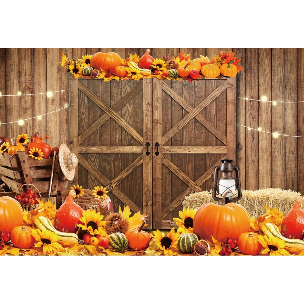 Backdrop Photo Event Harvest Farm Background Party Friendsgiving Leaves ...