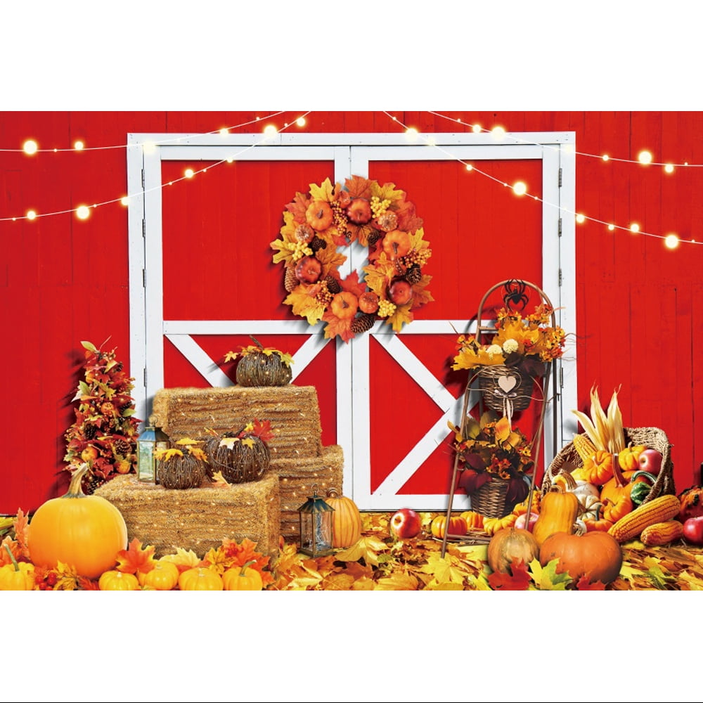 Backdrop Photo Event Harvest Farm Background Party Friendsgiving Leaves ...