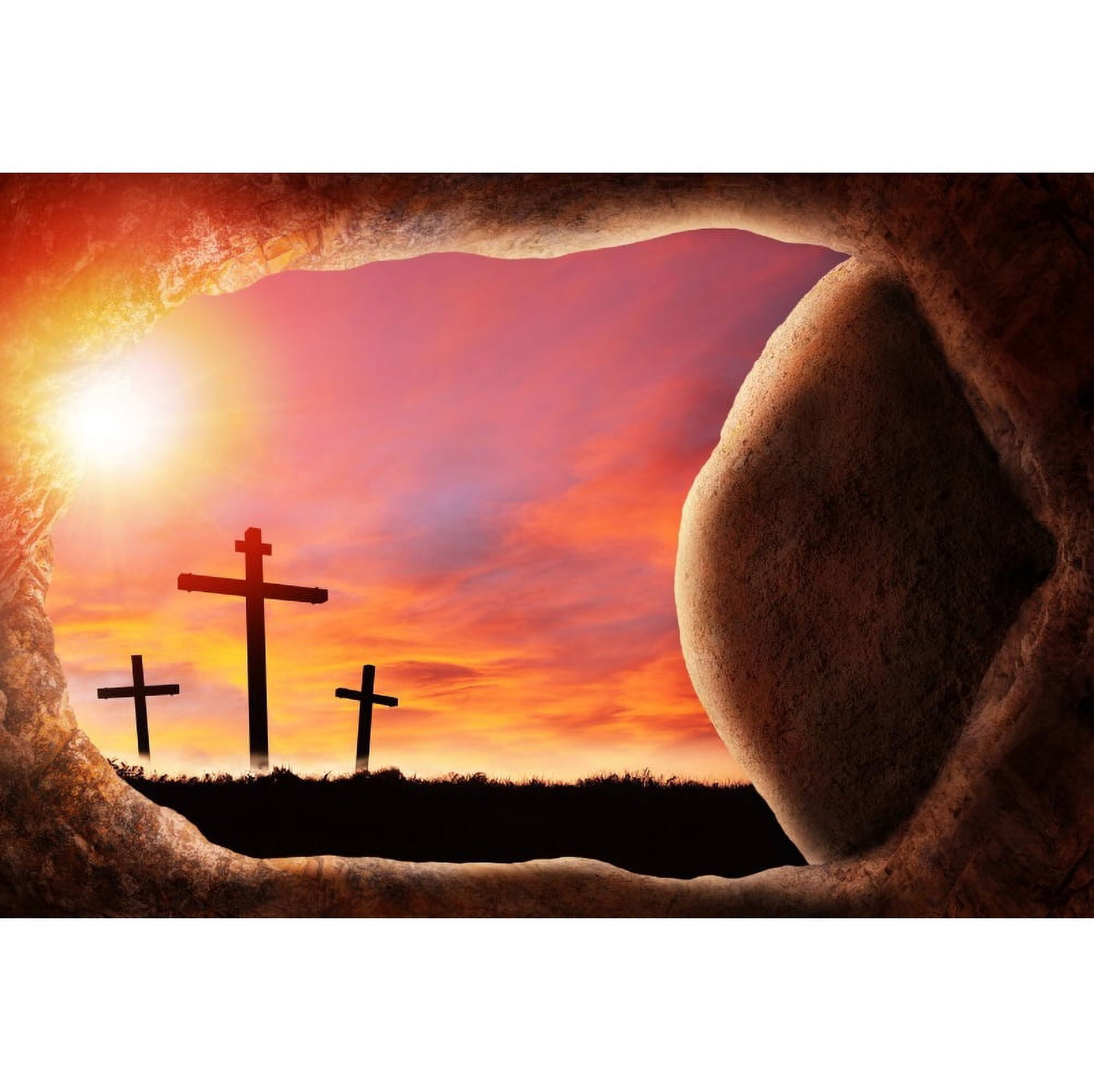 Backdrop Photography Crucifixion Easter Bible Holy Nativity Landscape ...