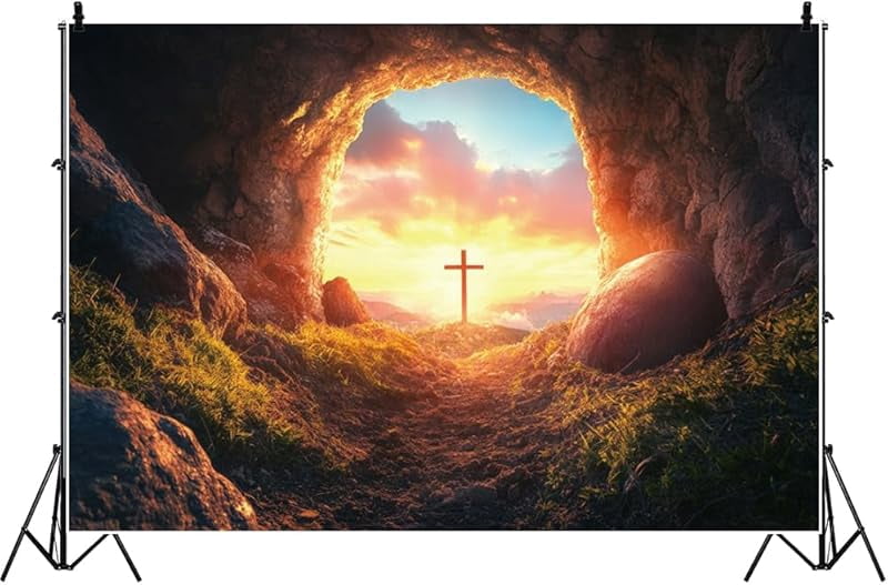 Backdrop for Photography Easter Holy Light Jesus Christ Photo ...
