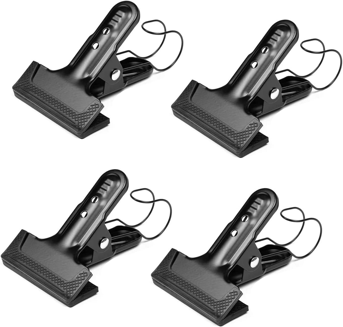 Backdrop Spring Clamps With Hook- 4 Pack of 4" Heavy Duty s for ...