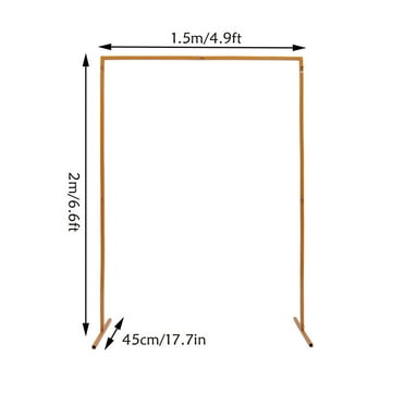 iTopRoad 6.5ft Garden Arch Ceremony Wedding Arches for Wedding Birthday ...