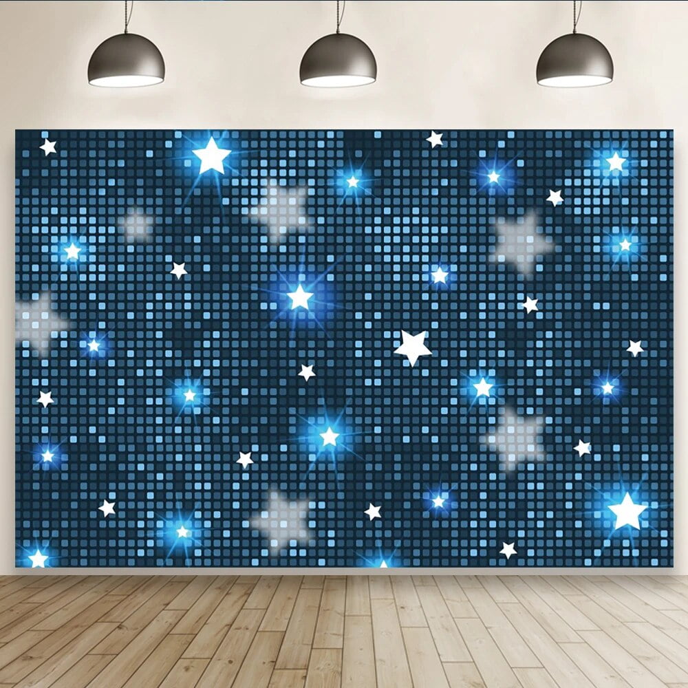 Backdrops Polka Dots Glitter Shiny Star Light Bokeh Baby Shower ...