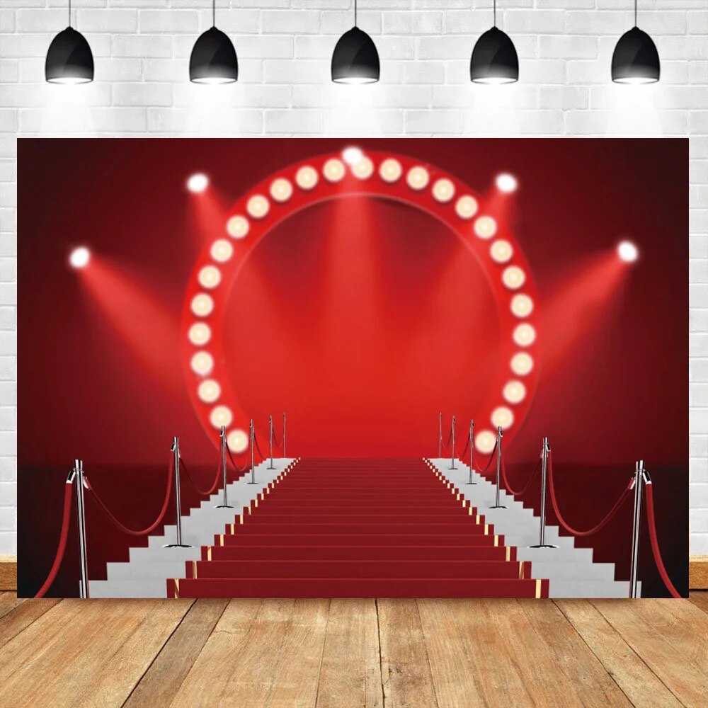 Backdrops Vinyl Backgrounds For Photography Red Carpet Railing ...