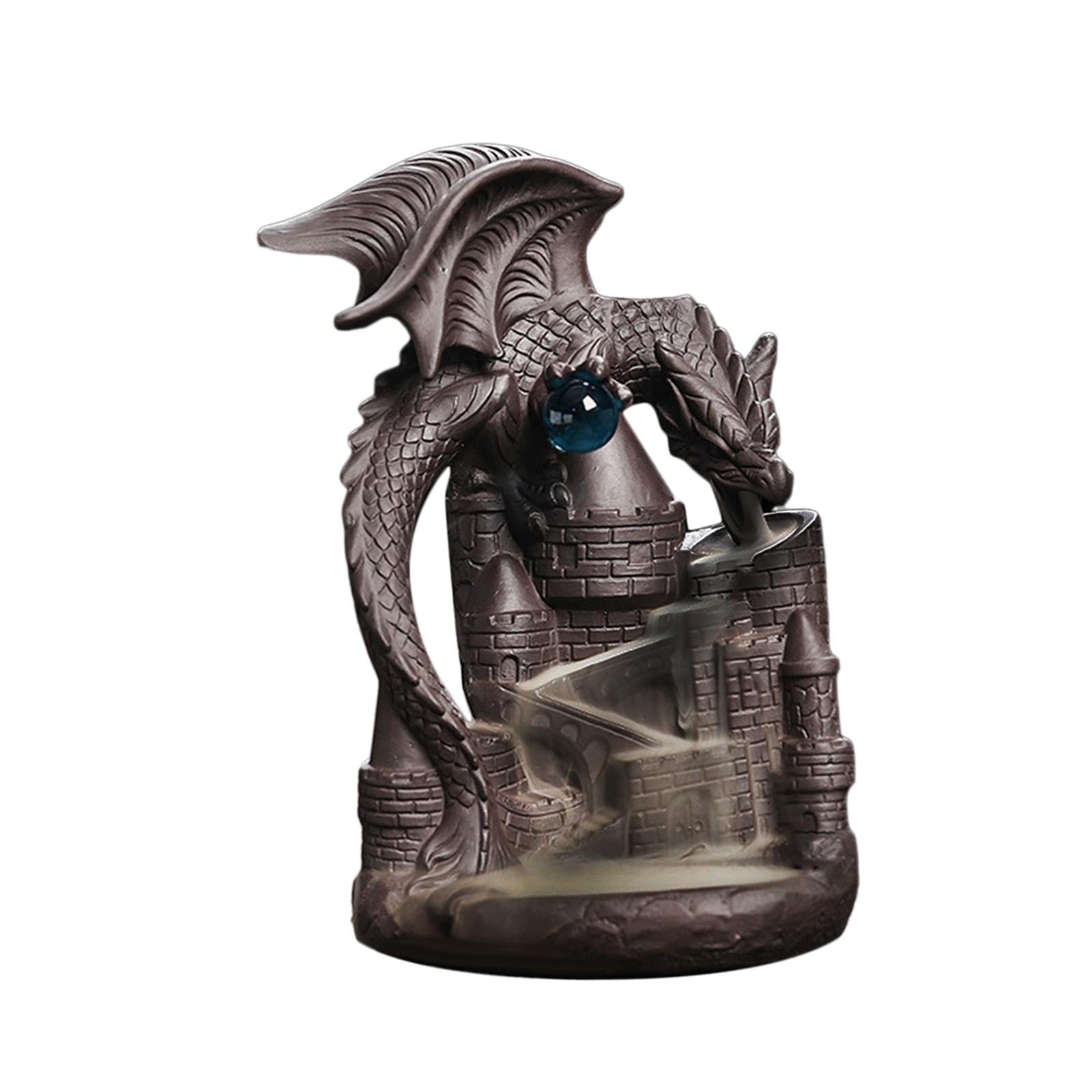 Backflow Burner Censer Castle Dragon for Study Meditation Home Decor ...