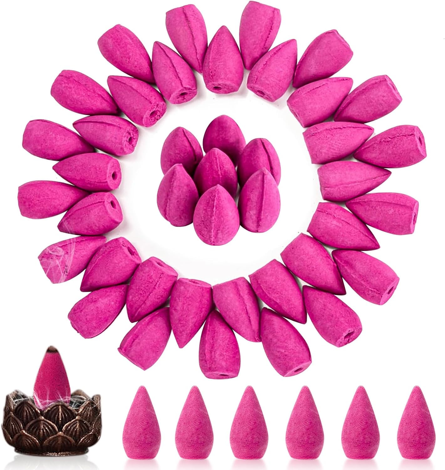 Backflow Incense Cones for Waterfall - Waterfall Scented Incense Cone ...