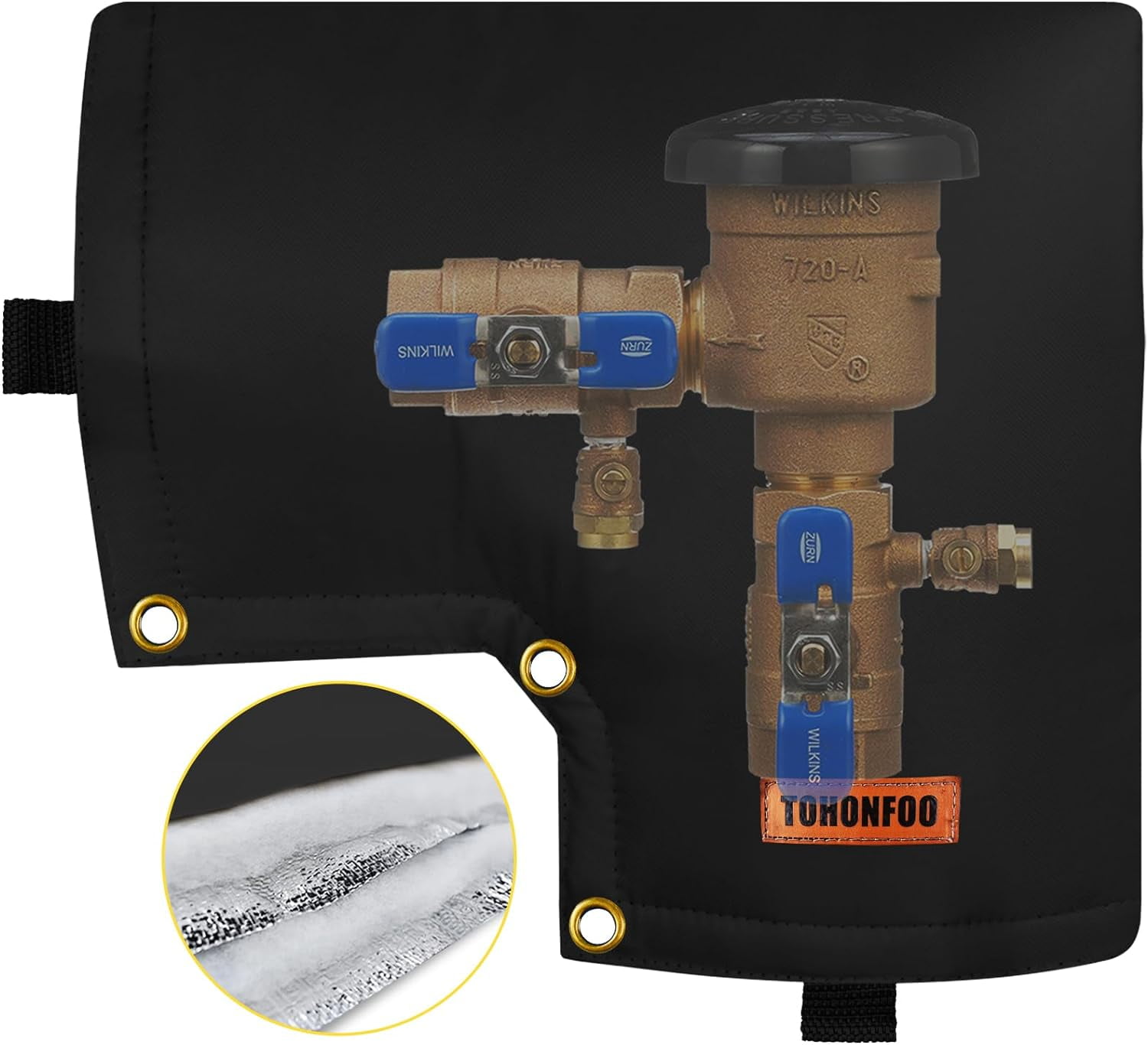 Backflow Preventer Cover Insulated Pouch - Pressure Vacuum Breaker ...