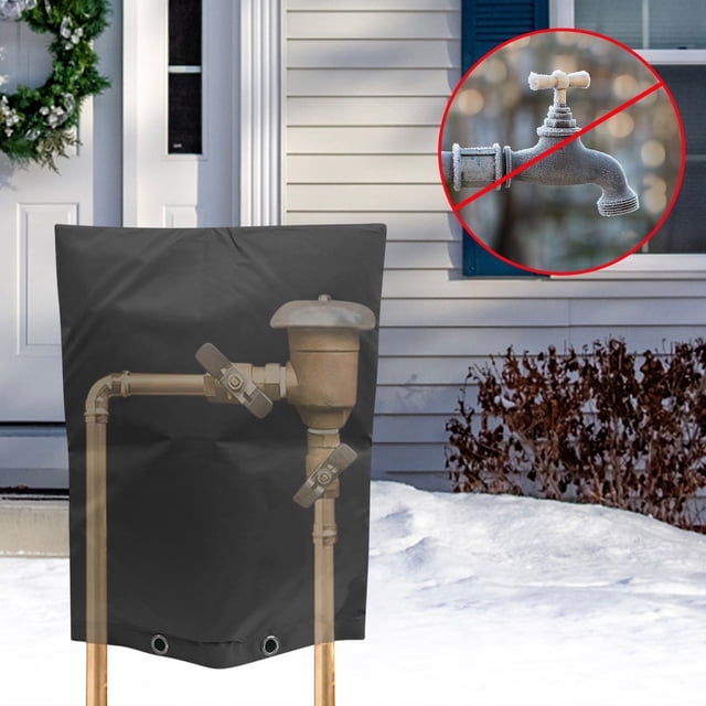 Backflow Preventer Insulated Cover 5F Thick 6 Layer Fabric Pipe ...
