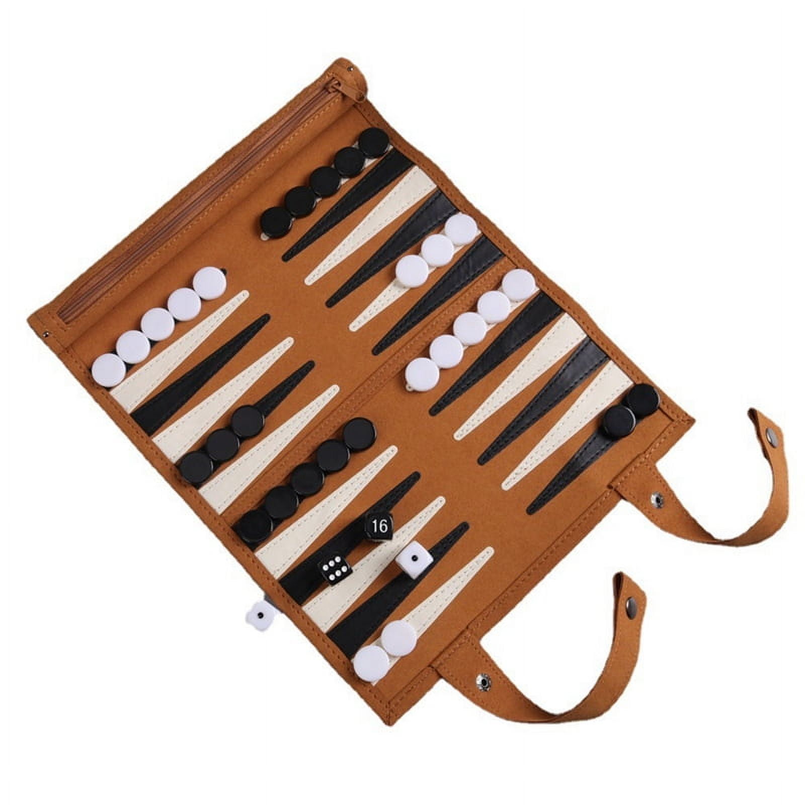 Backgammon Board Game Portable Backgammon Sets for Adults Travel Games ...