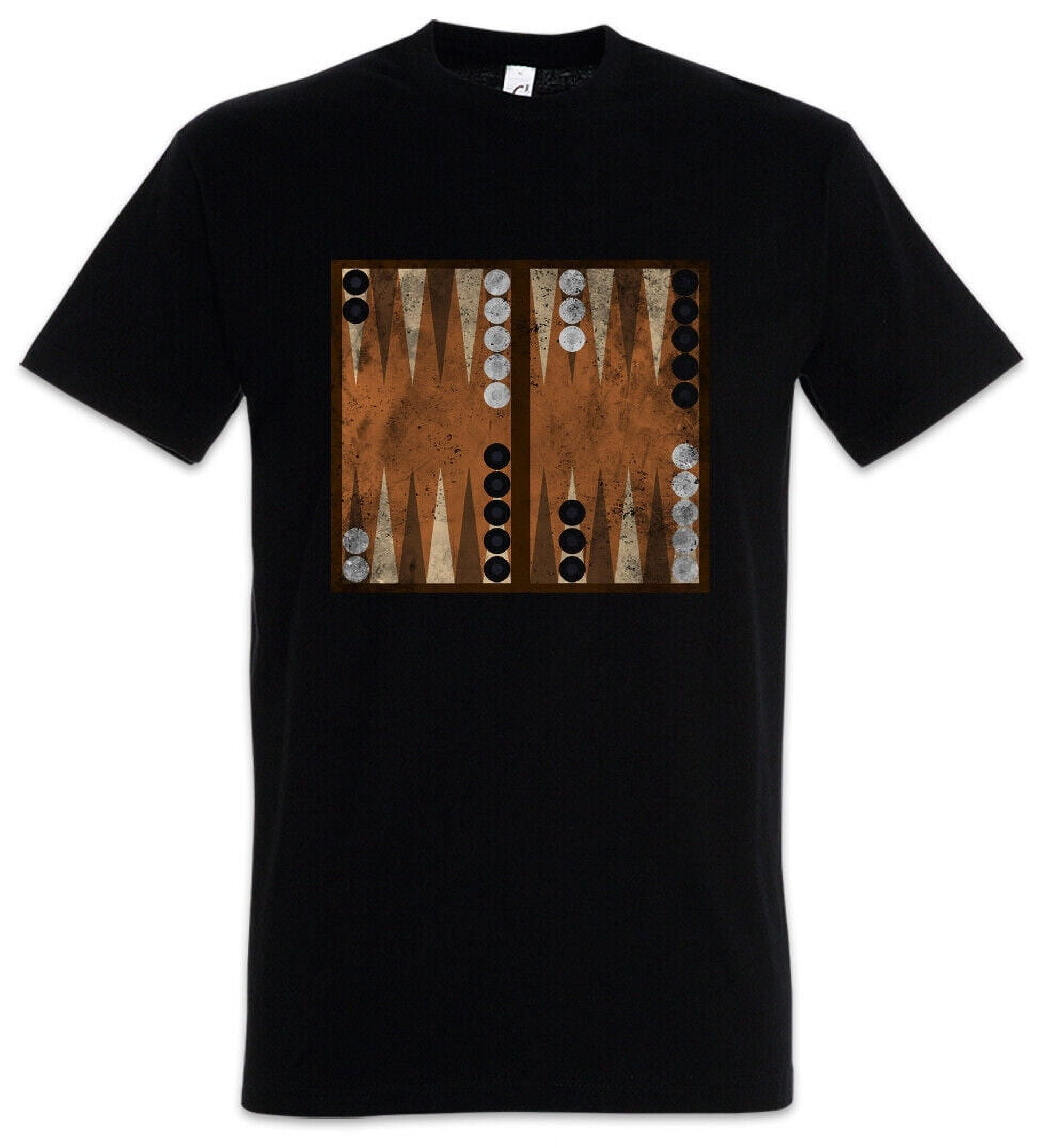 Backgammon Board T-Shirt Game Gamer Retro Geek Nerd Dice Dices ...