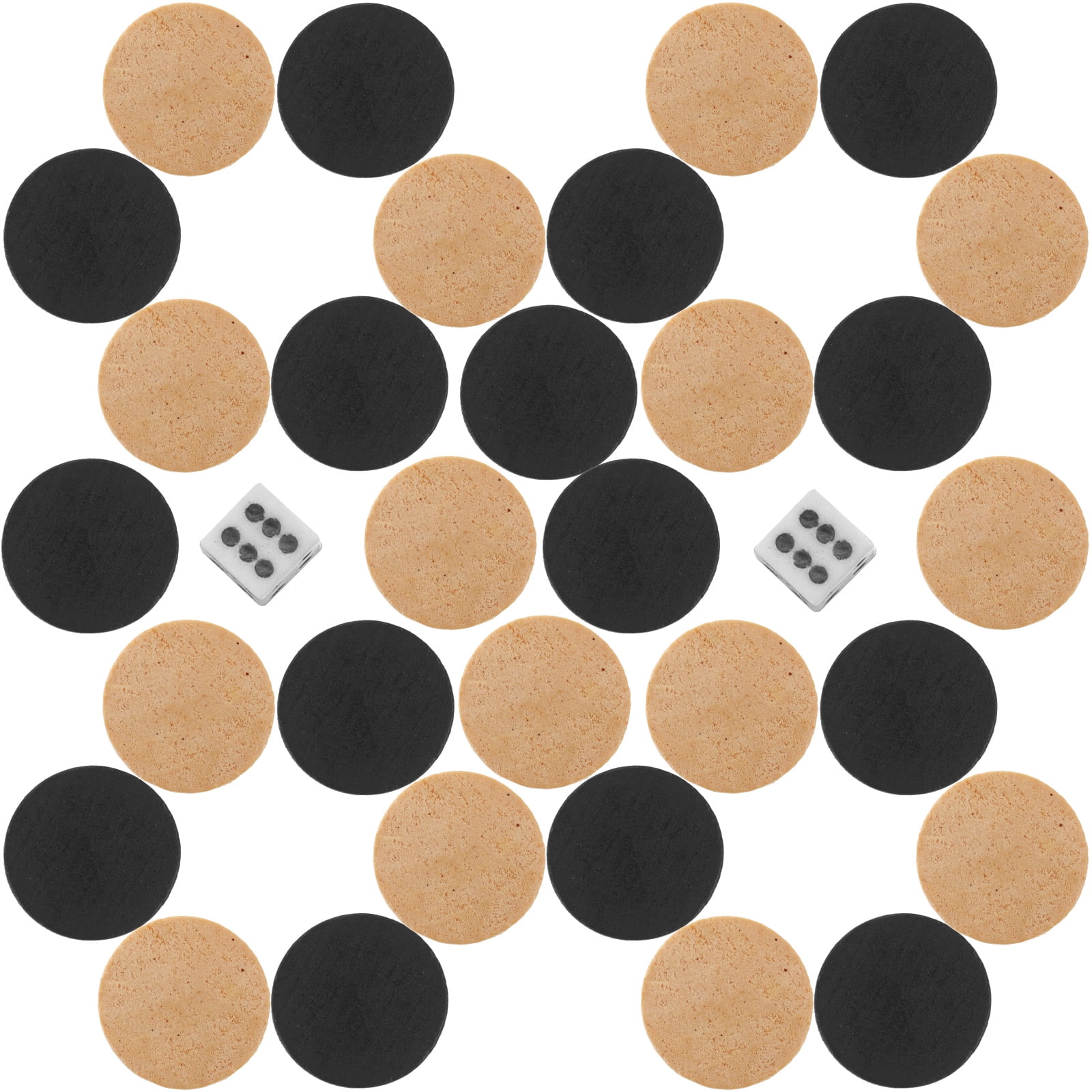 Backgammon Checkers Chess Pieces Premium Materials Travel - Walmart.com