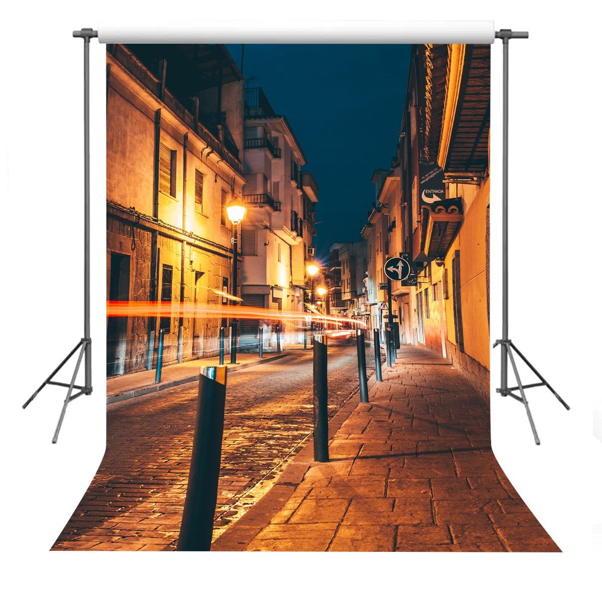 Background 5x7ft City Night Street Photography Backdrop Photo Studio ...
