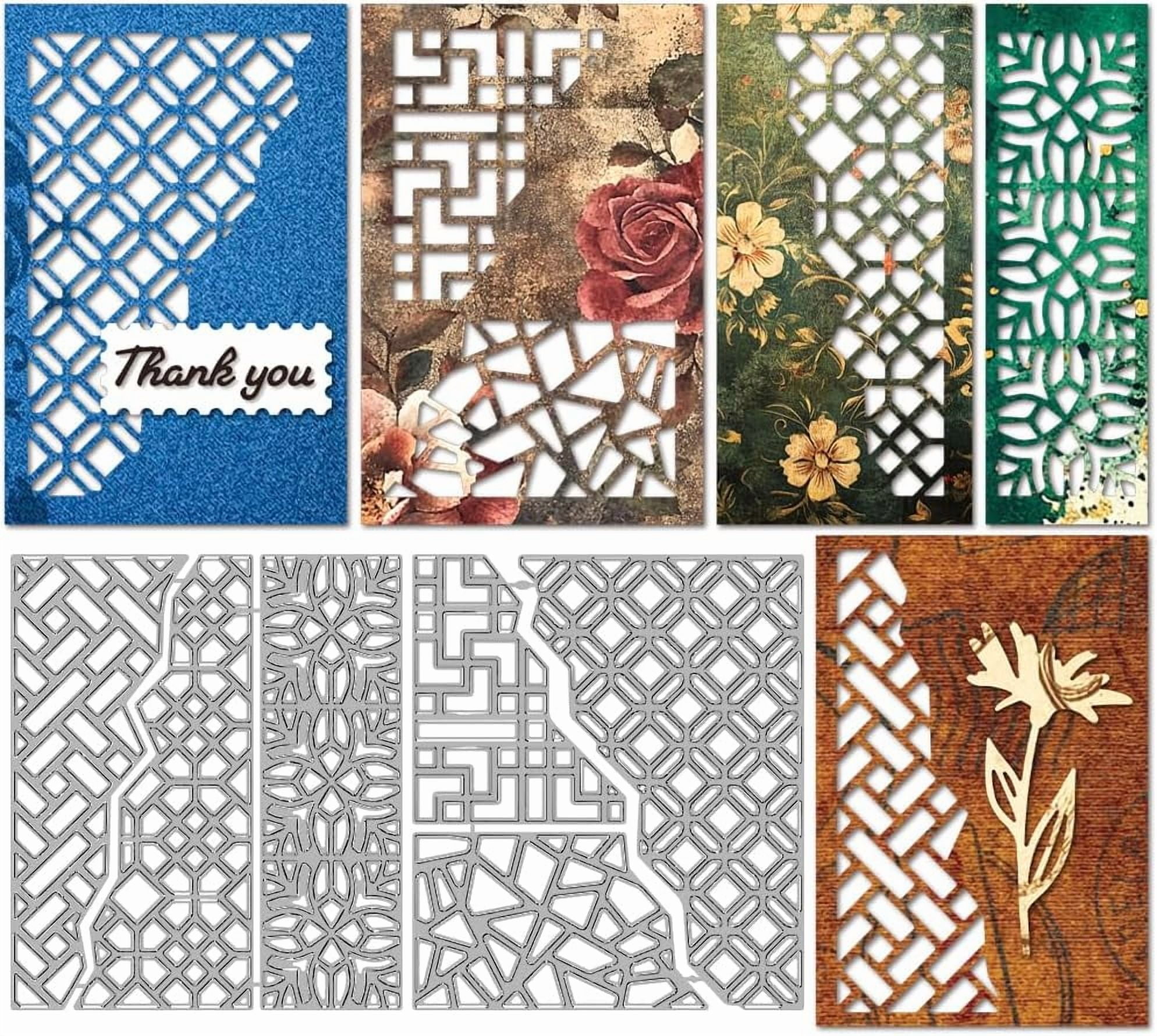 Background Frame Cutting Dies Stencils Irregular Border Metal Die Cuts ...