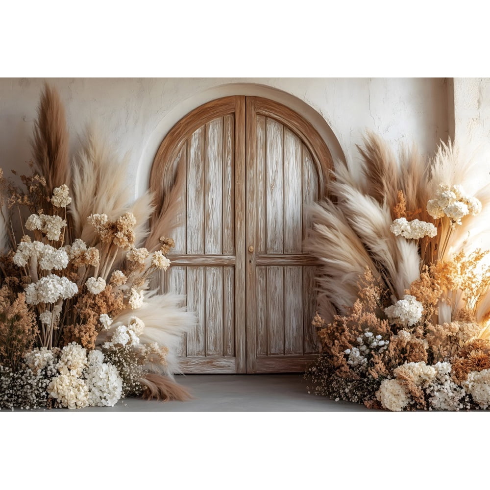 Background Photographic Wedding Floral Wall Rustic Vintage Photography ...