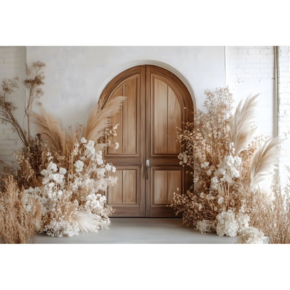 Background Photographic Wedding Floral Wall Rustic Vintage Photography ...