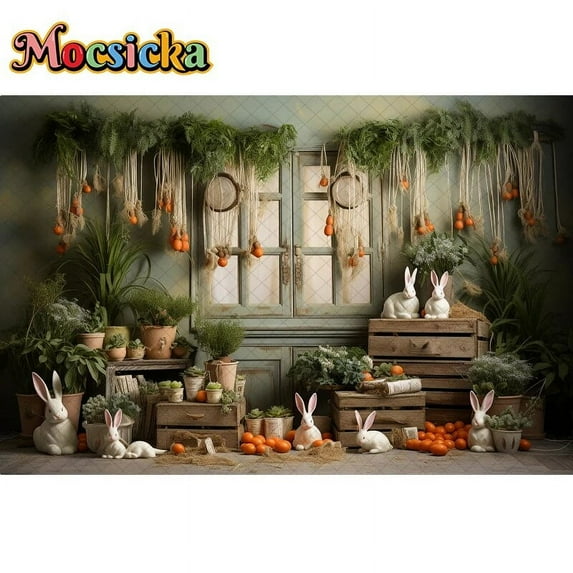 Background Photography Spring Easter Newborn Birthday Portrait Indoor ...