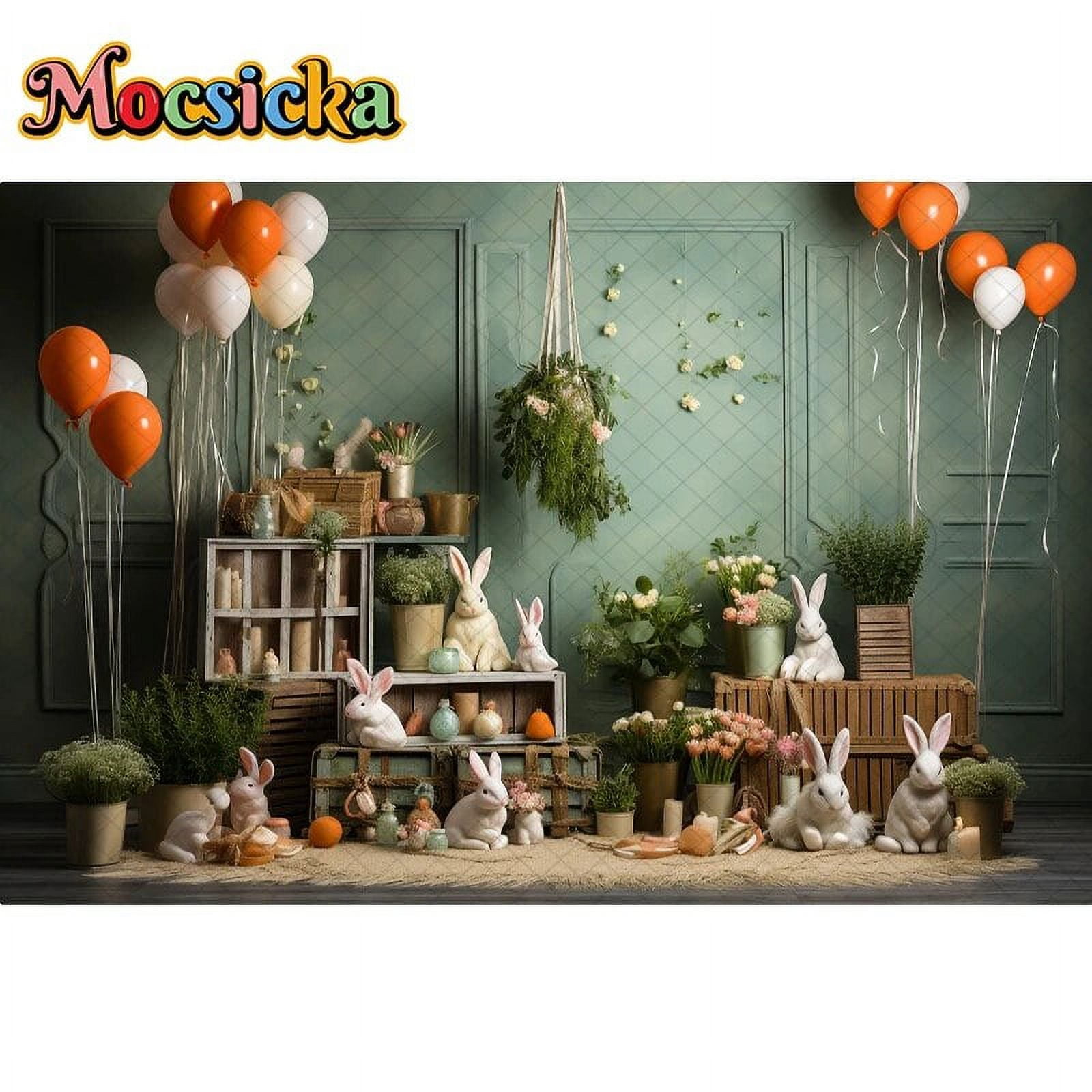 Background Photography Spring Easter Newborn Birthday Portrait Indoor ...