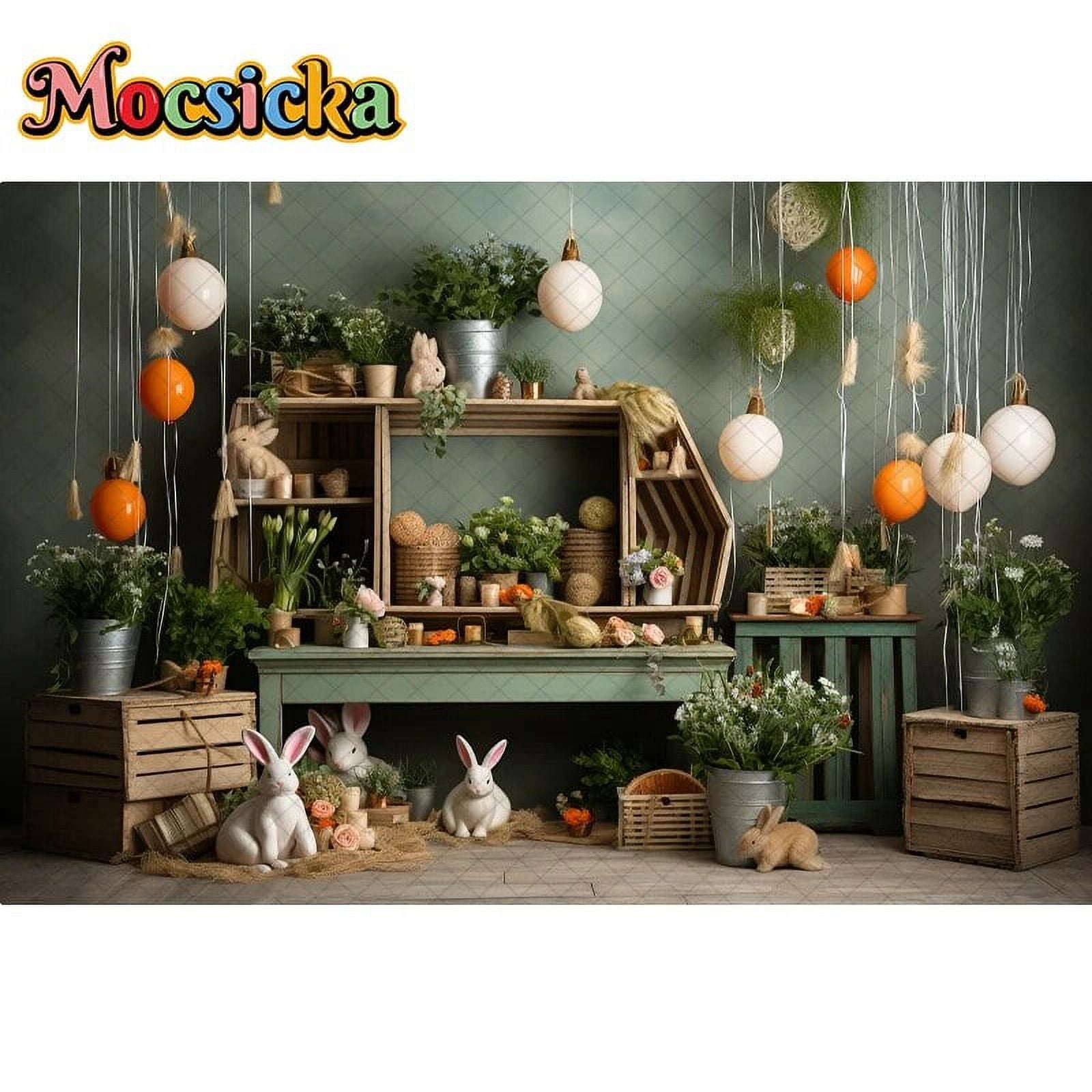 Background Photography Spring Easter Newborn Birthday Portrait Indoor ...