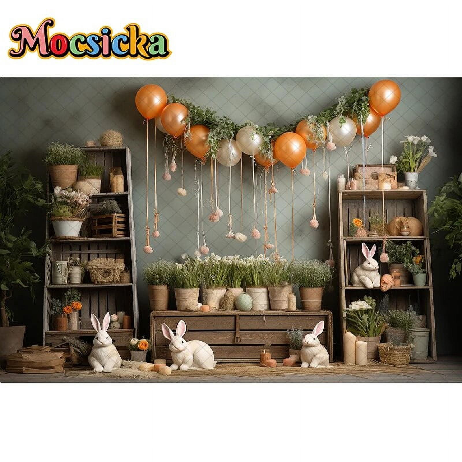 Background Photography Spring Easter Newborn Birthday Portrait Indoor ...