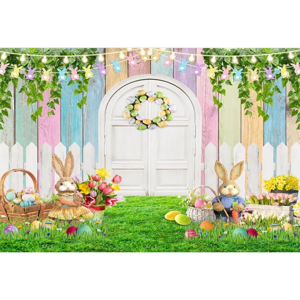 Background Photography Wall Brick Gray Smash Cake Birthday Bunny Farm ...