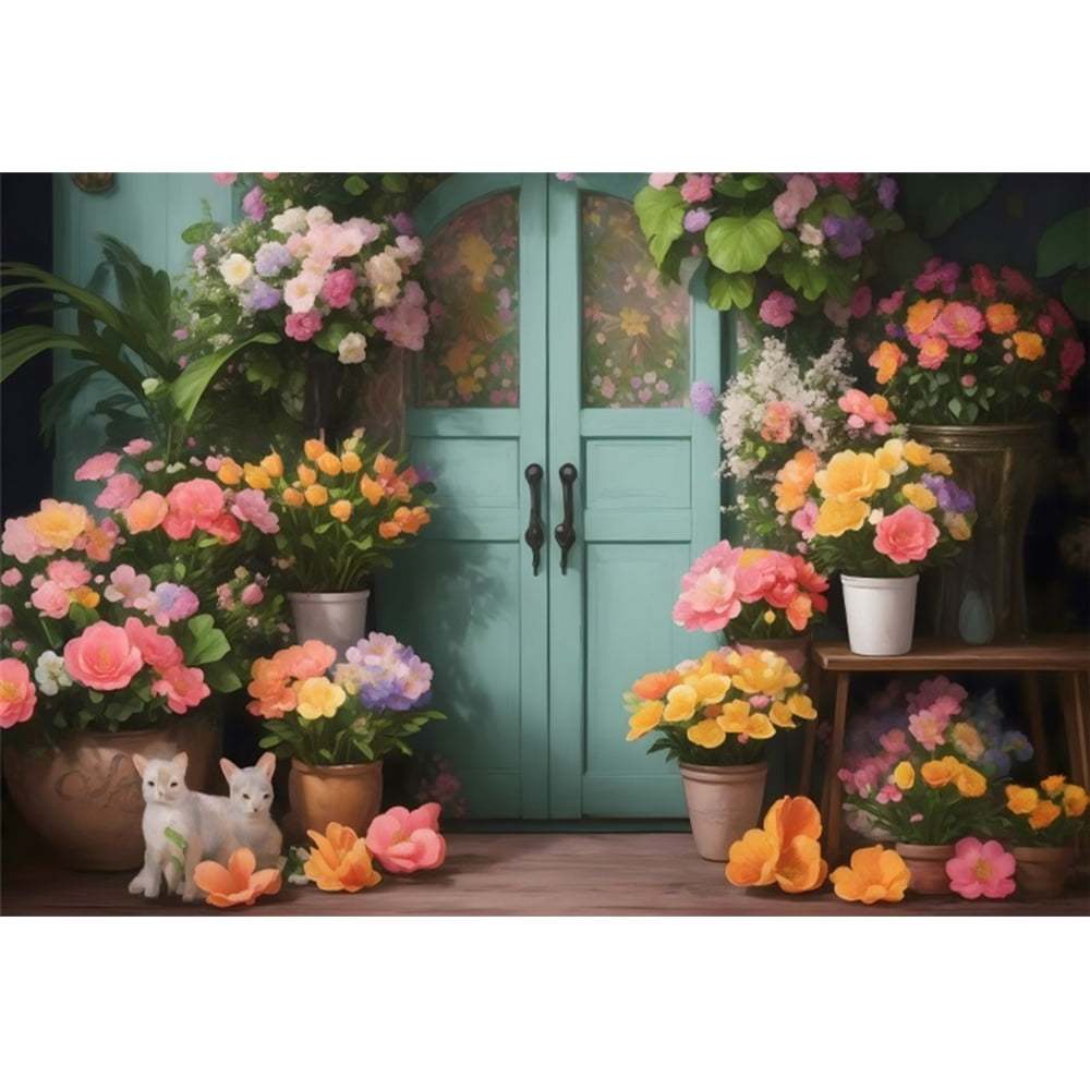 Background Portrait Baby Adult Birthday Kids Door Wood Egg Shop Flower ...