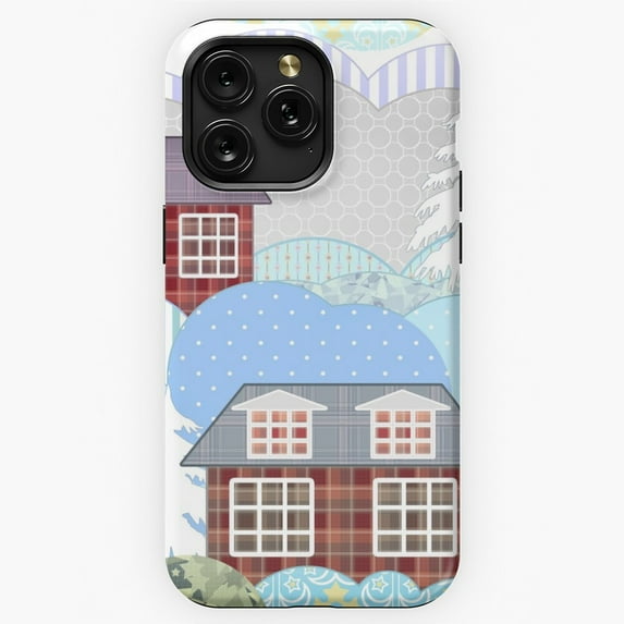 Background Retro Christmas Patchwork Winter Design iPhone Case 17 ...