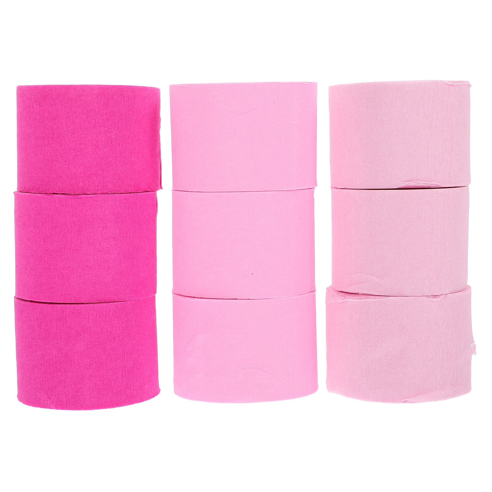 Background Wall Layout 9 Rolls Delicate Party Streamers Crepe Paper ...
