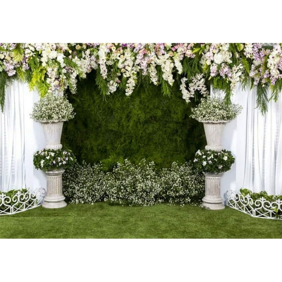 Background Wedding Ceremony Backdrop Marriage Engagement Flower Arch ...