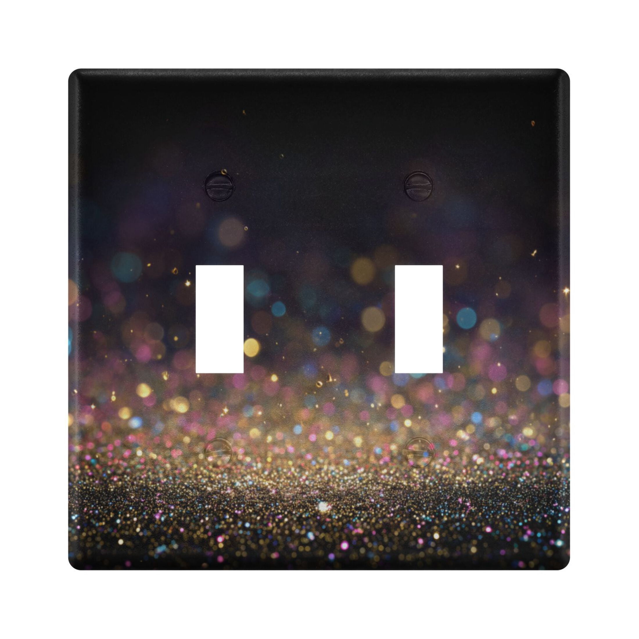 Background with Glitter Light Switch Cover Electrical Outlet Cover ...