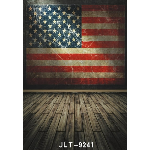 Backgrounds for Photo Studio Photography America Flag Wooden Floor ...