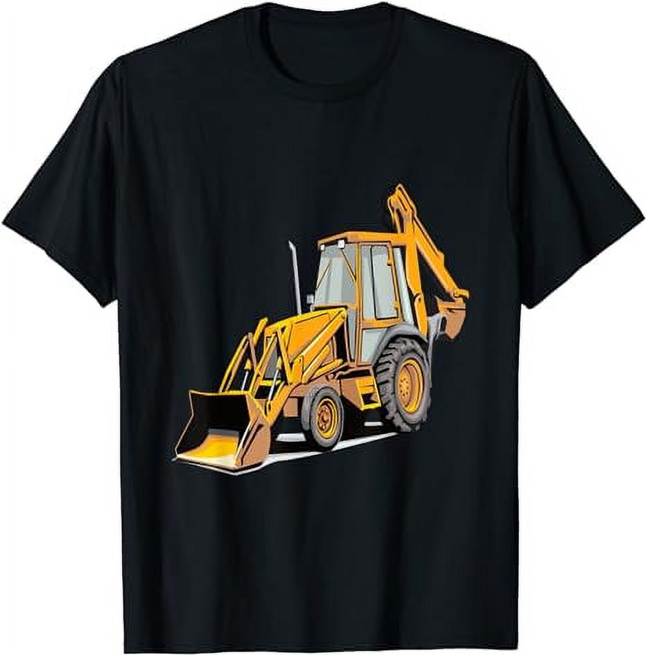 Backhoe Excavator Construction Vehicle Heavy Equipment T-Shirt ...