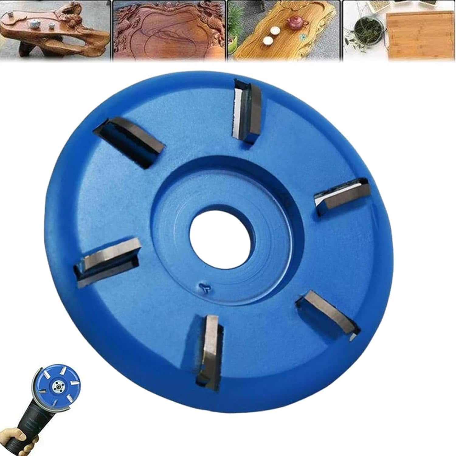 Backkitchen Wood Carving Disc, 6 Teeth Wood Carving Disc, Angle Grg ...