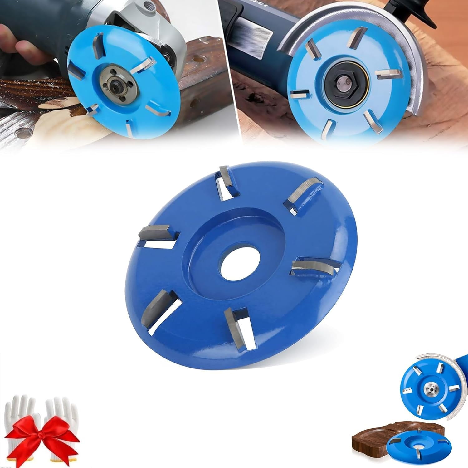 Backkitchen Wood Carving Disc, 6 Teeth Wood Carving Disc, Stump Remover ...