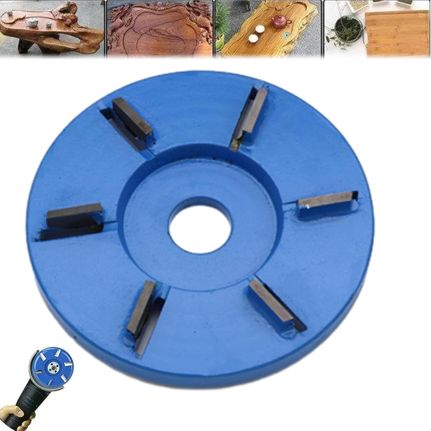 Backkitchen Wood Carving Disc, 6 Teeth Wood Carving Disc, Angle Grg ...