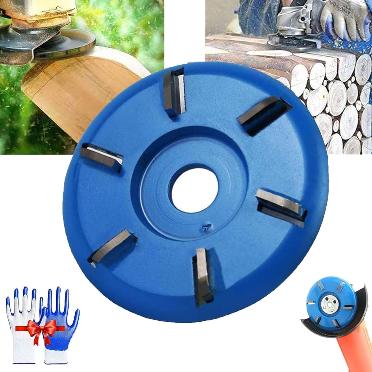 Backkitchen Wood Carving Disc, Angle Grg Wheel Wood Carving Disc, 6 ...