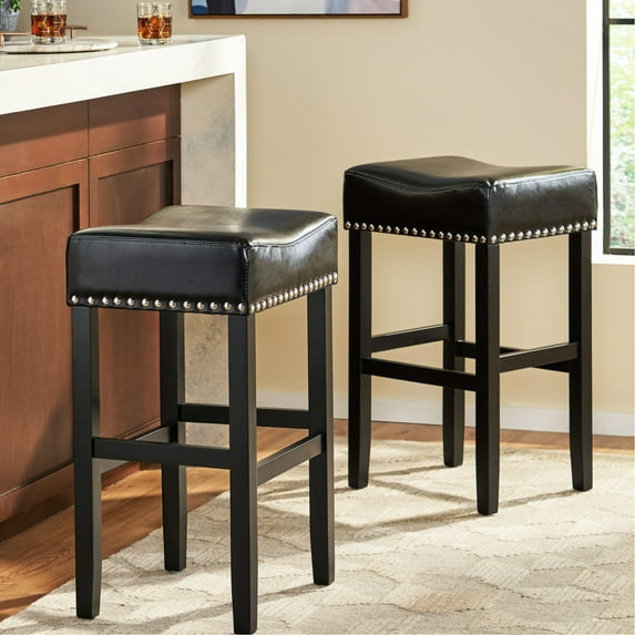Backless Bar Stool | Ideal for Breakfast Nook and Kitchen | High ...