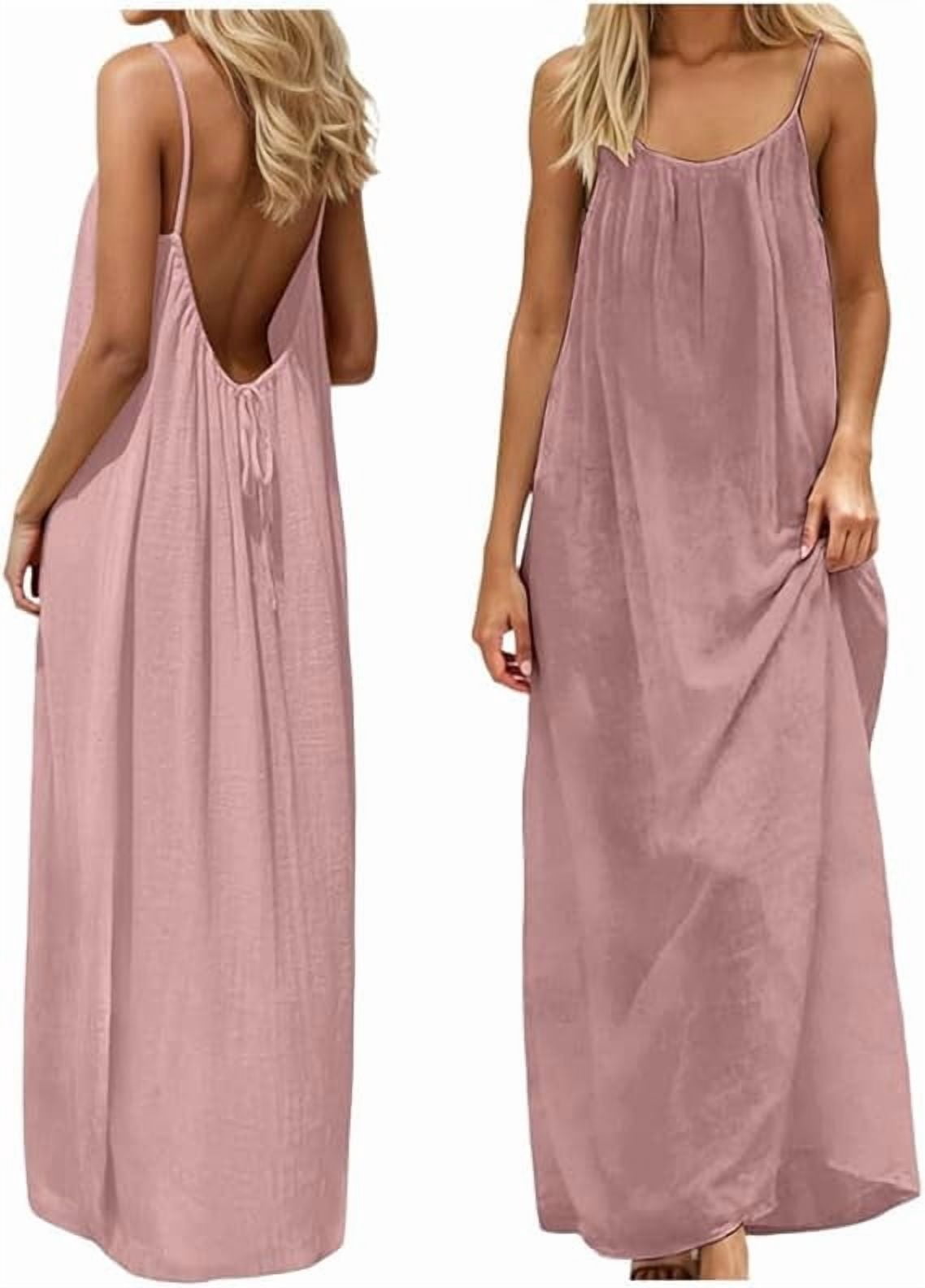 Backless Cami Dress,22 Colors House Dress Backless Dress, Cami Lounge ...
