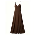 Backless Cami Dress Women Sleeveless Sundress Open Back Vacation Beach ...