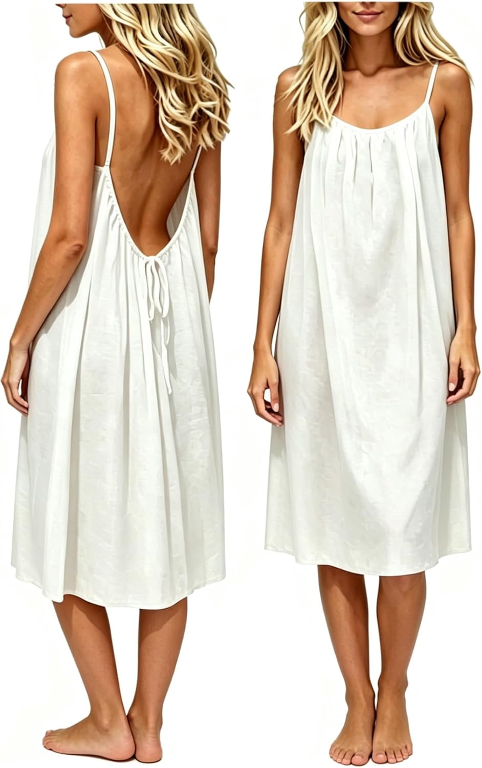 Backless Cami Dress for Women Backless Dress Lounge Dress House ...