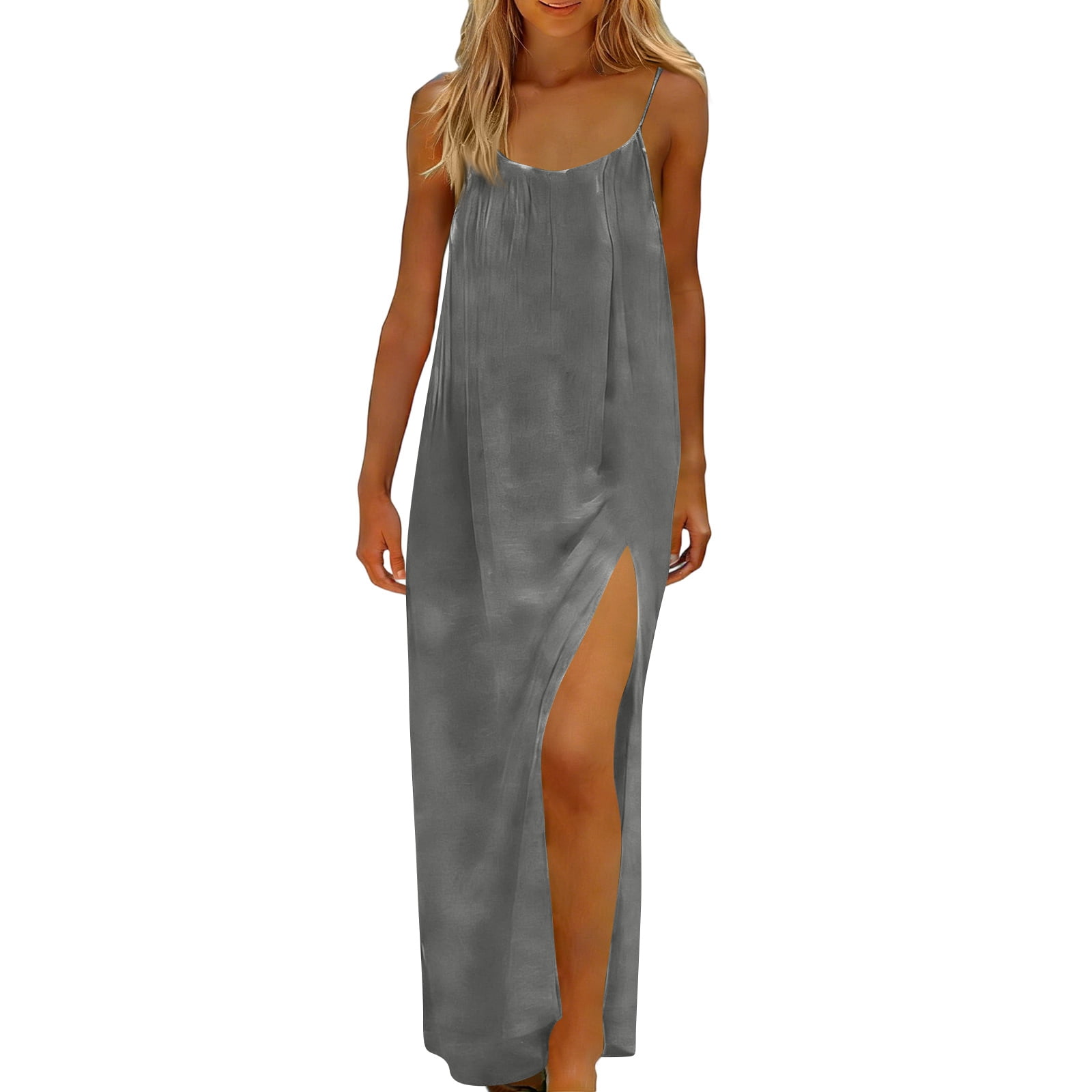 Backless Cami Dresses For Women Summer Boho Lounge Low Open Back House ...